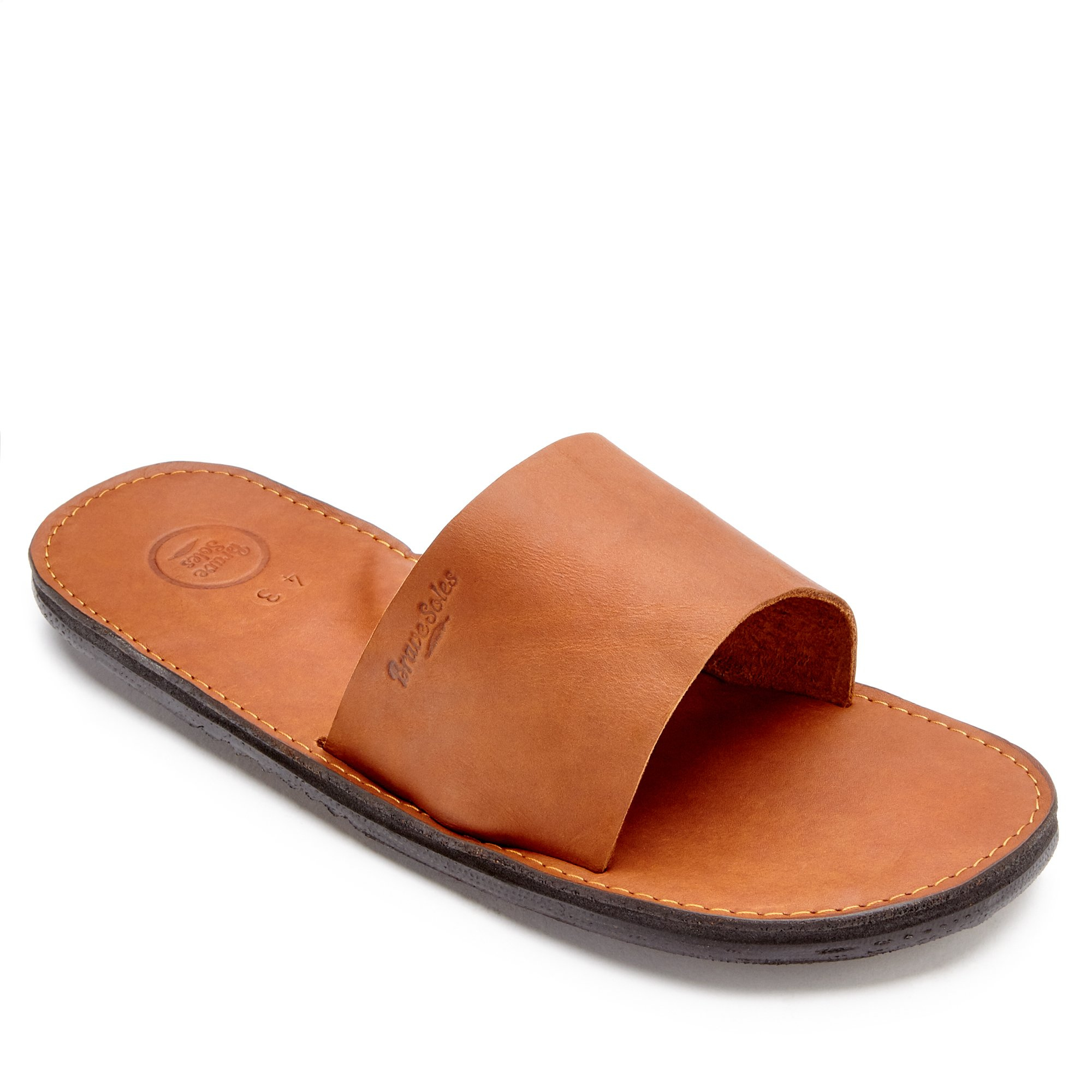 The Antonio Men's Leather Slide Sandal – Brave Soles